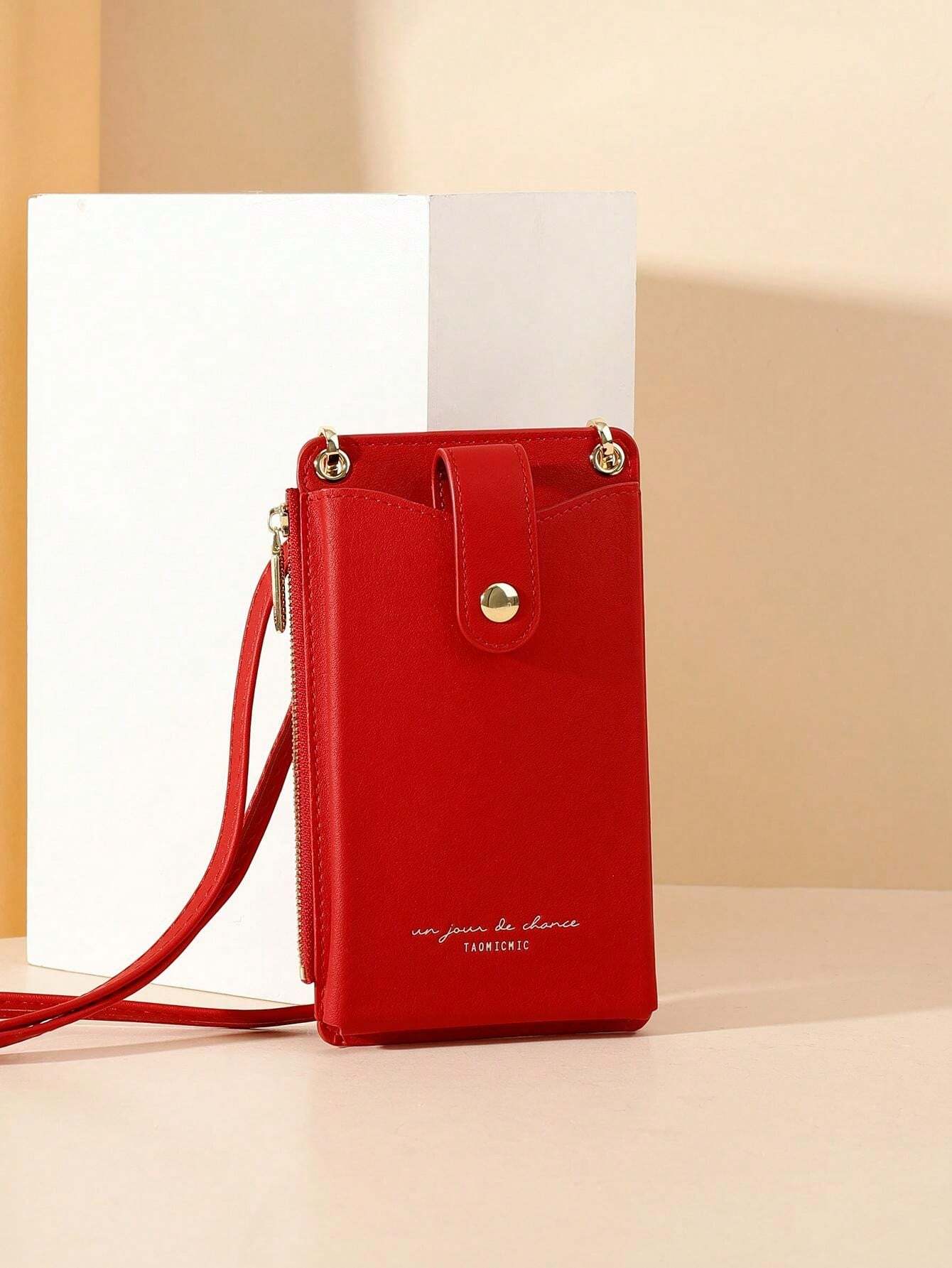 New Japanese Style Women Cross-Body Mini Leather Phone Pouch Multi ...