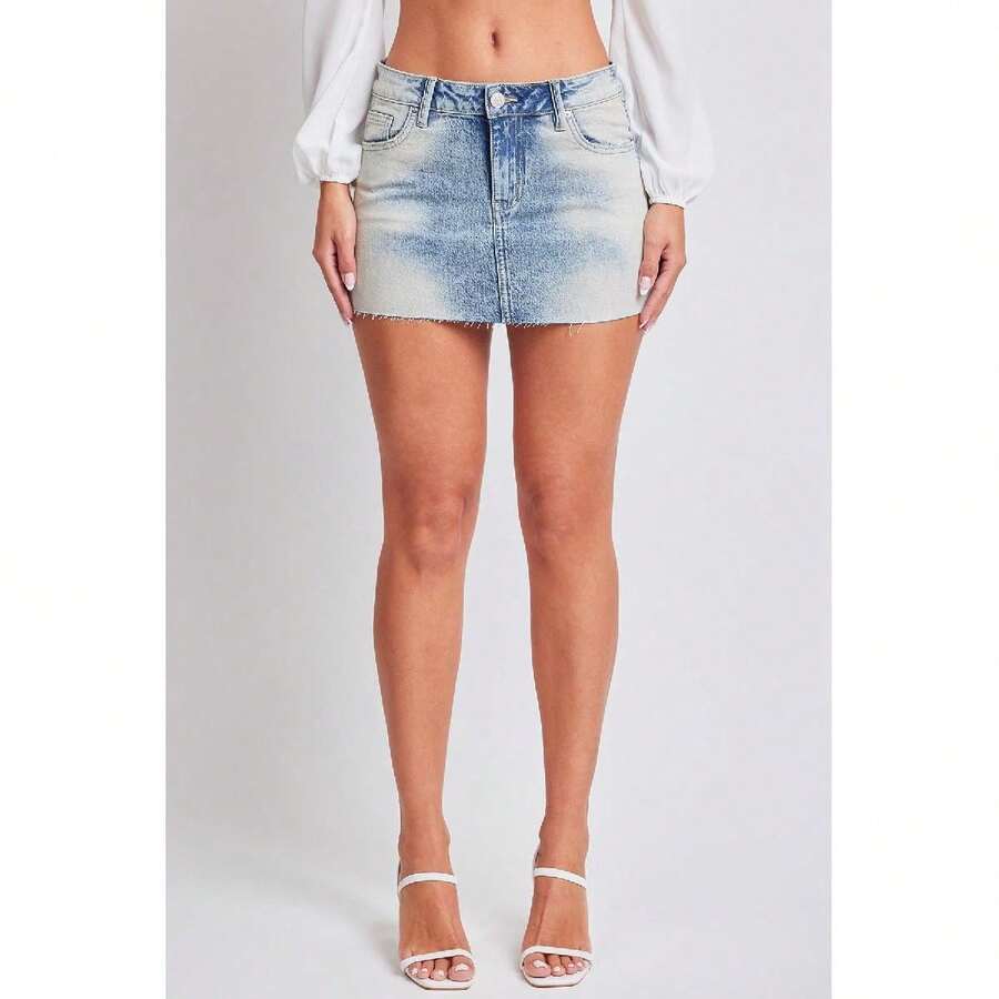 Women's Micro Mini Skirt With Raw Hem | SHEIN USA