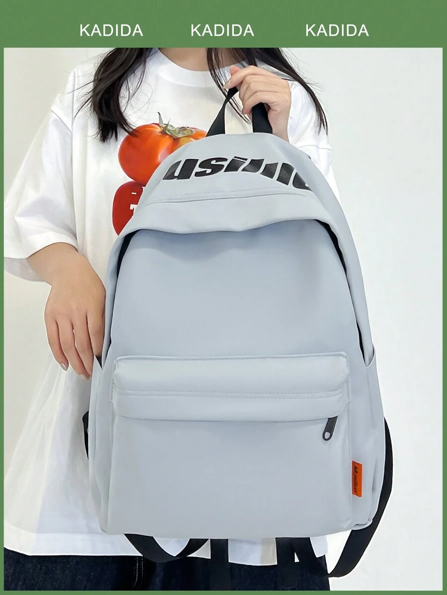 Women Simple Large Capacity Backpack, First Day Of School, Trendy ...