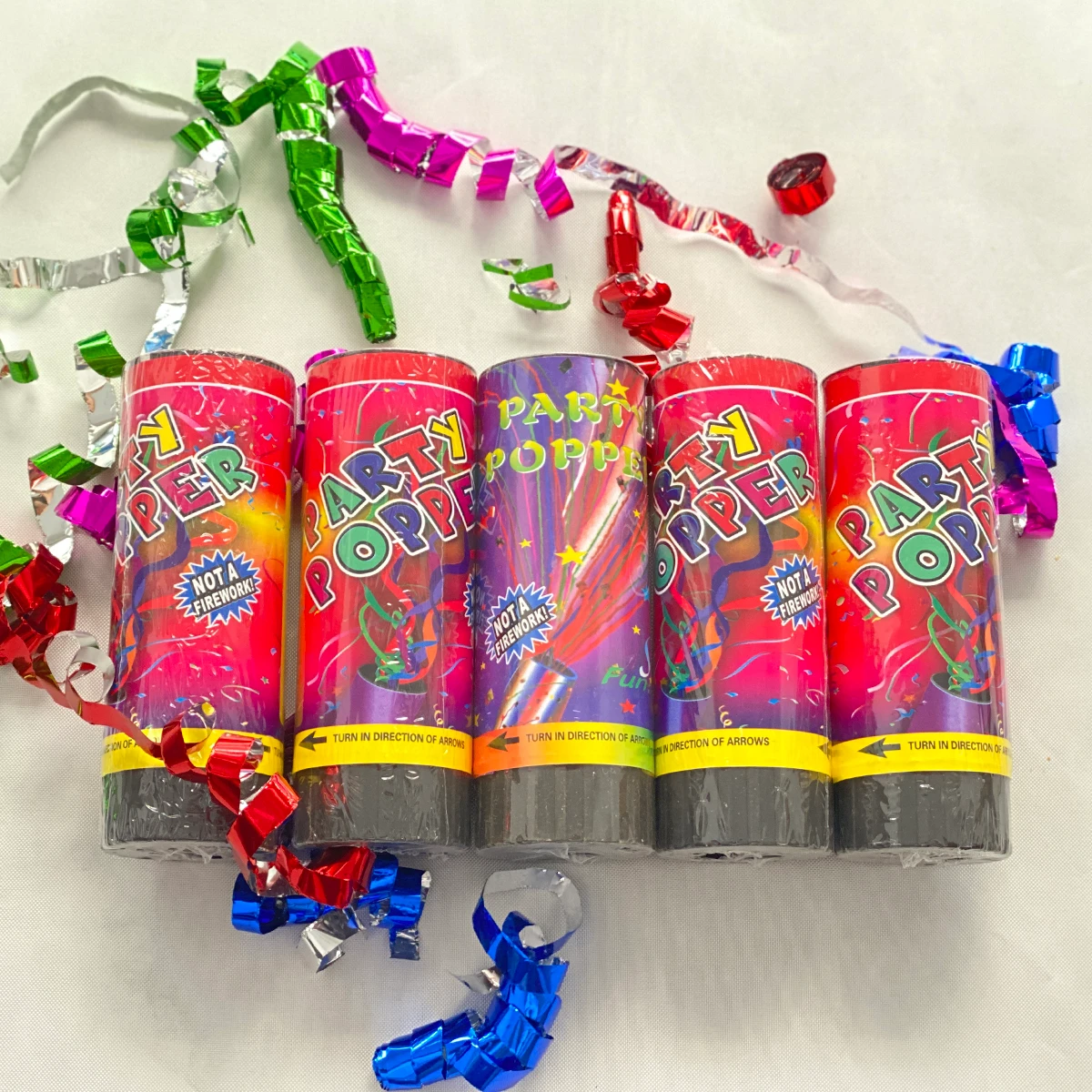 11cm Party Hand-Twist Small Confetti Launcher, Party, Housewarming ...