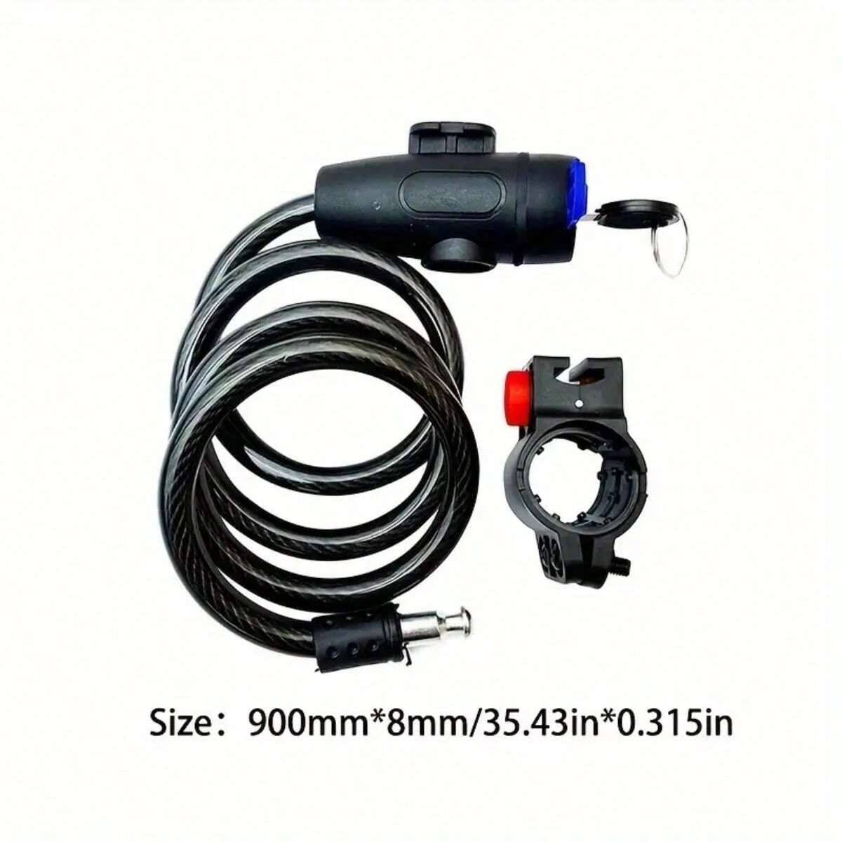 1pc Anti-Theft Steel Chain Lock, B2 Stainless Steel Cable Bicycle Lock ...