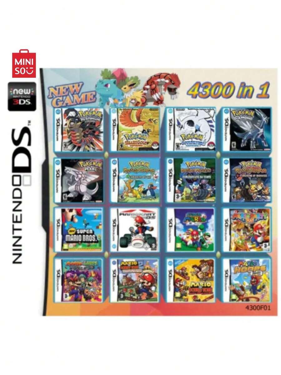 Halloween Dekoration 3DS NDS Spielkarte Kombikarte 4300 in 1 NDS ...