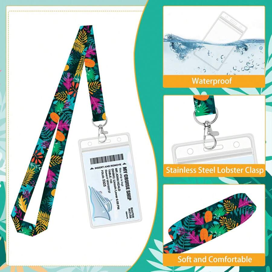 8 Styles Cruise Lanyards, Cruise Cards Holder, Cruise Essentials ID ...