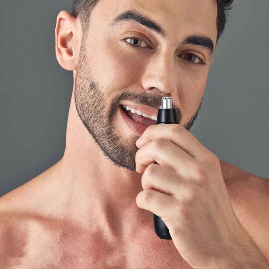 Electric Nose Hair Trimmer Unisex Implement Shaver Clipper Neck Hair ...