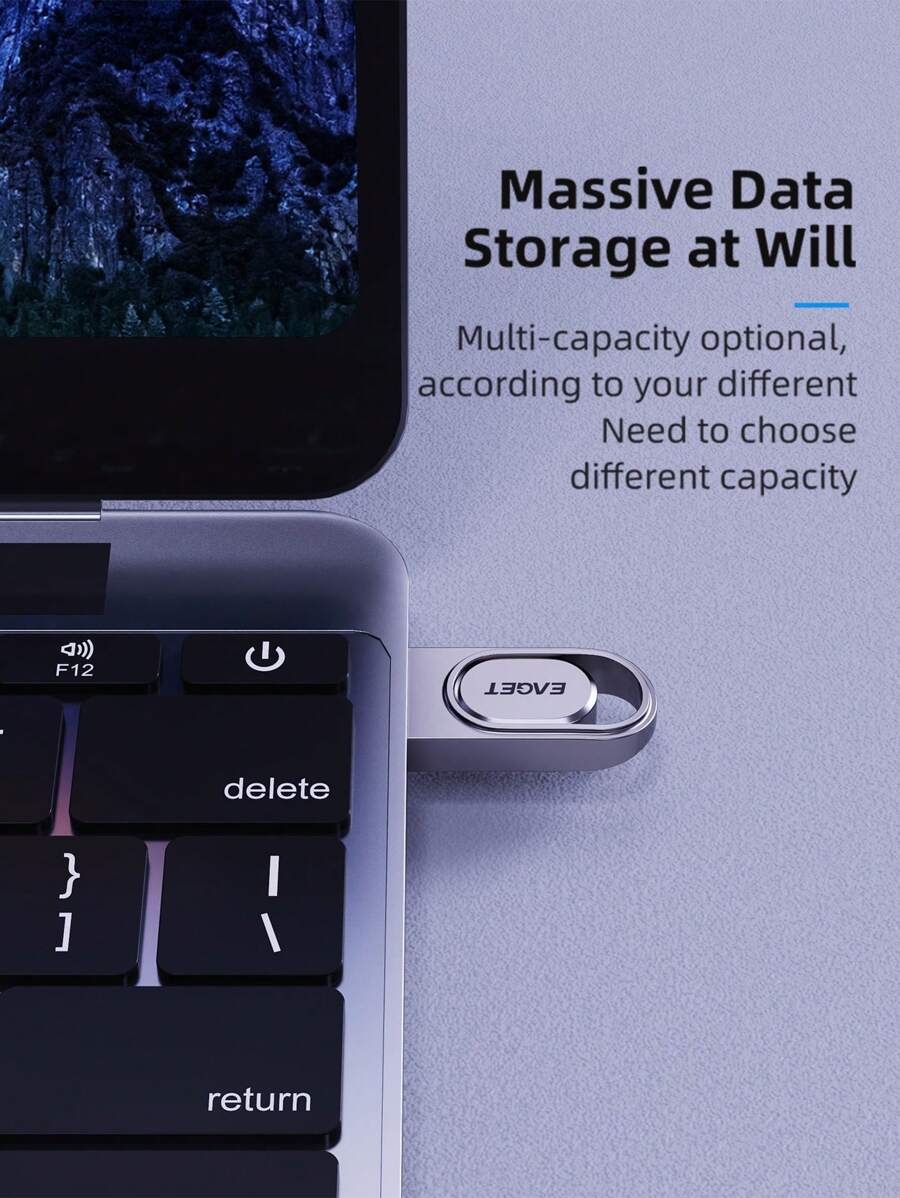 Eaget Mini Pen Drive USB 2.0 de 64GB À prova d'água, Pen Drive de Alta ...