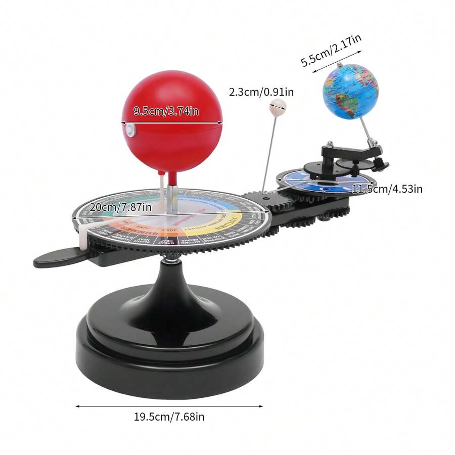 Earth Moon Sun Orrery Model DIY Earth Moon Orbital Planetarium,Creative ...