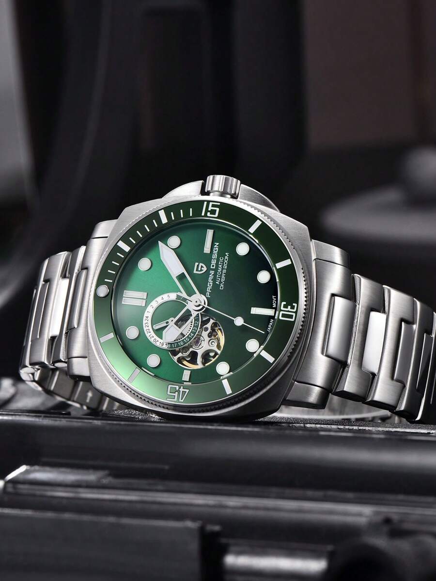PAGANI DESIGN Original Japan NH39A Mechanical Watch Men Stainless Steel ...