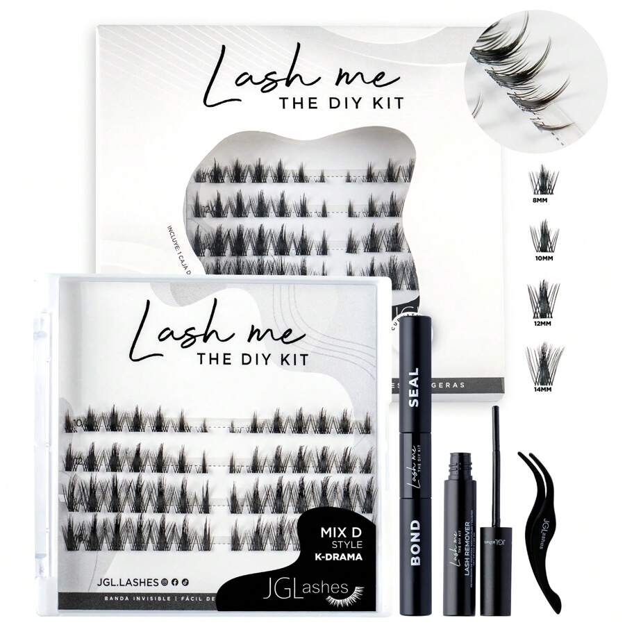 Jglashes Lash Me The Diy Kit Kit De Extensiones De Pestañas En Casa