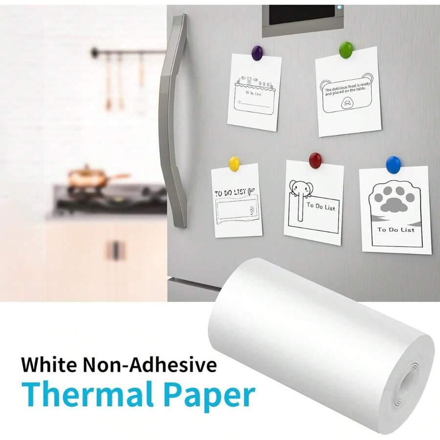 Mini Printer Paper, Mini Thermal Printer Sticker Paper 57 X 25mm ...