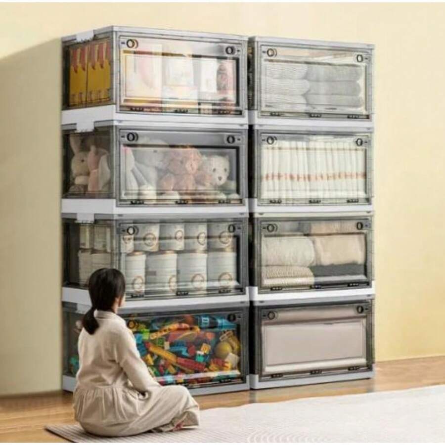 2 Packs Foldable Storage Bins Collapsible Storage Box Organizer ...