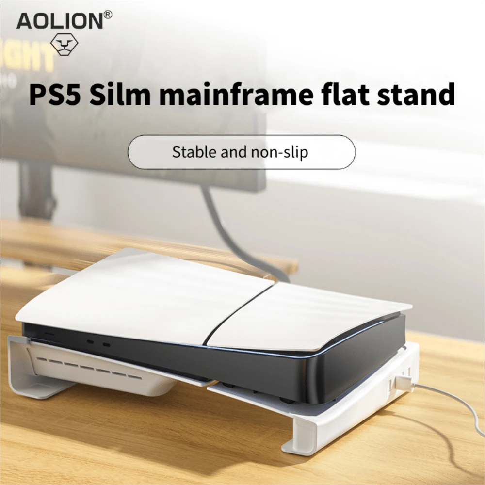Soporte horizontal Aolion para consola PS5 Slim, base de soporte para PlayStation 5 ediciones ...