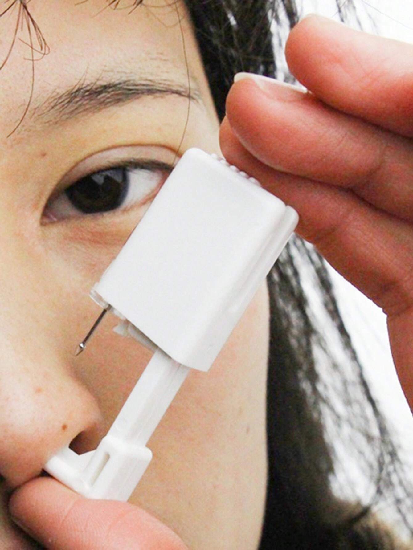 Disposable Self Nose Piercing Gun Kit With Replaceable Heart & Star ...