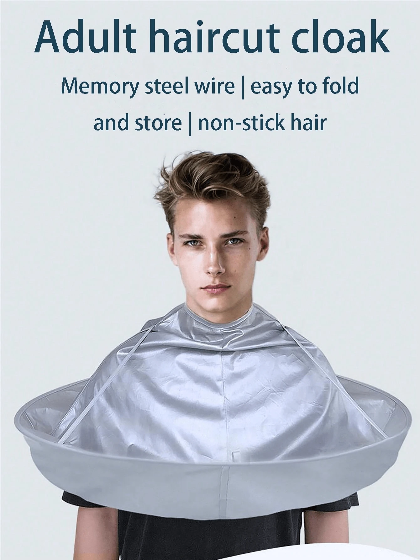 60cm Adult Medium Haircut Poncho Cloth Hair Dye Breathable Home Haircut ...