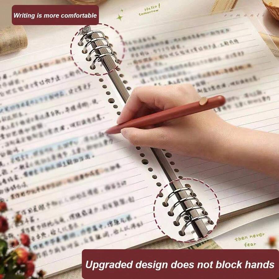 A5 Loose Leaf Notebook Binders With Lines Inner 120 Pages 60 Sheets ...