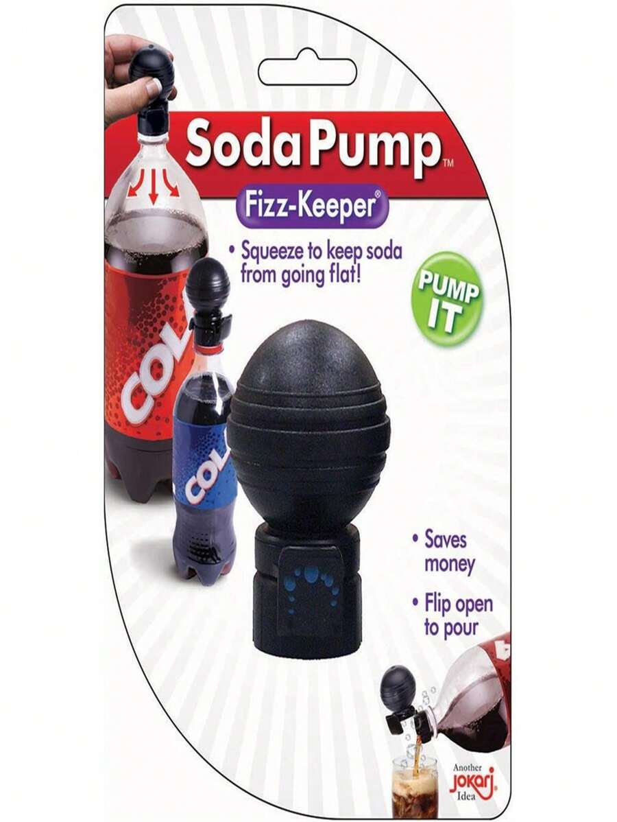 Jokari 0105100P3 Soda Bottle Fresh Fizz Keeper Pump & Pour - Set Of 3 ...