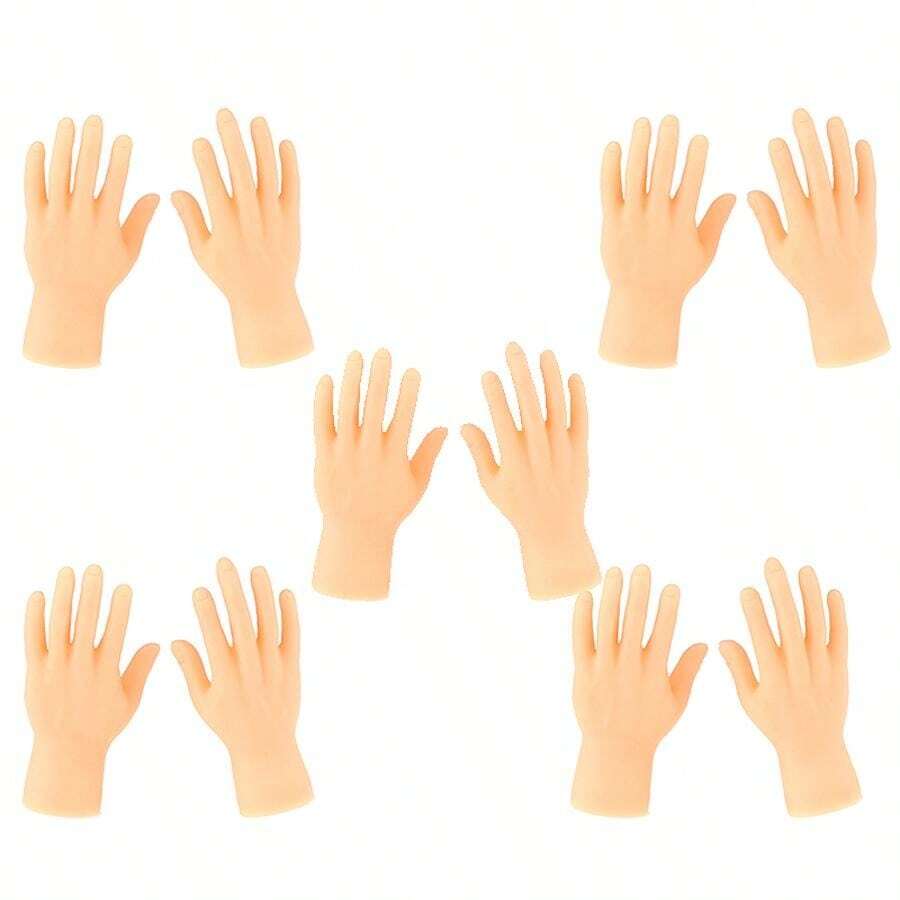 Funny Gag Mini Hand Shaped Finger Puppets, Variety Of Styles Stress ...