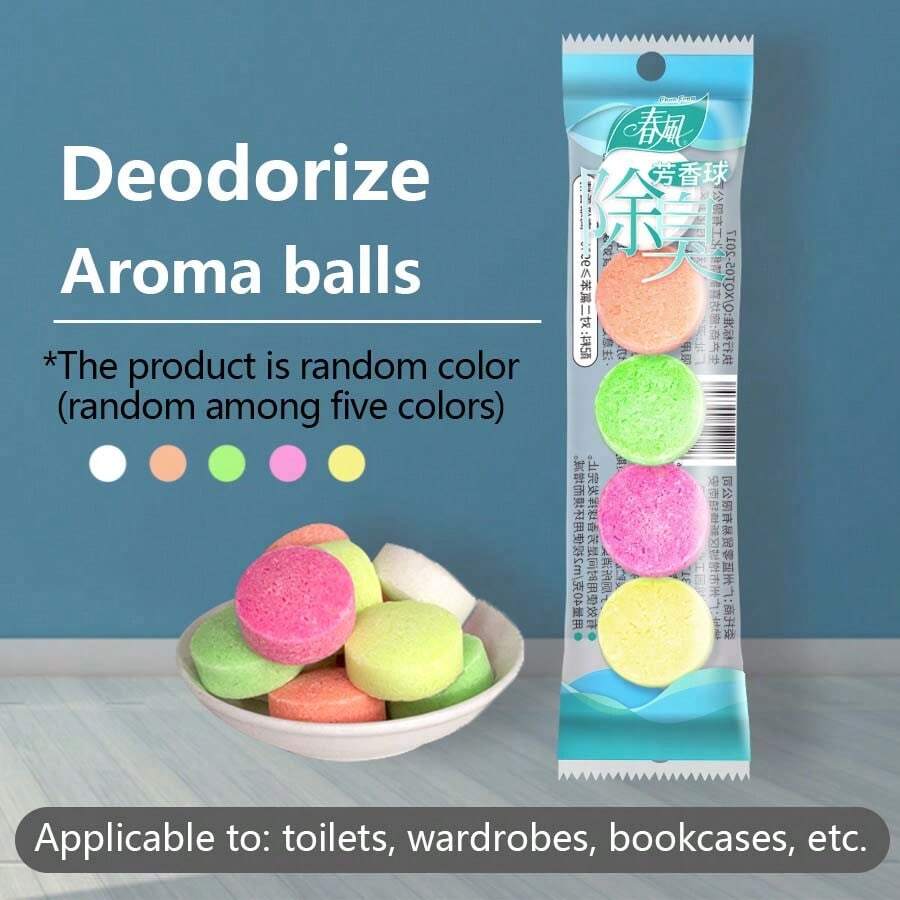 Deodorant Aromatherapy Ball, Air Freshener Ball For Toilet, With Mesh ...