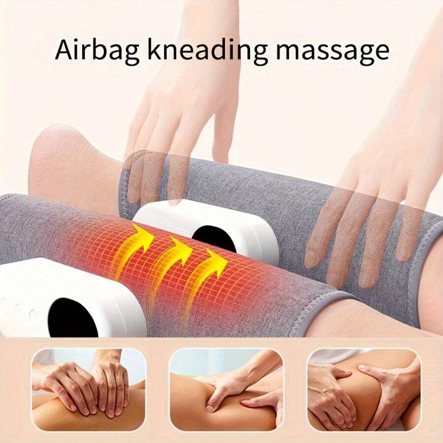 1pc Vibrating Air Pressure Leg Massager With Heating Function, 3 ...