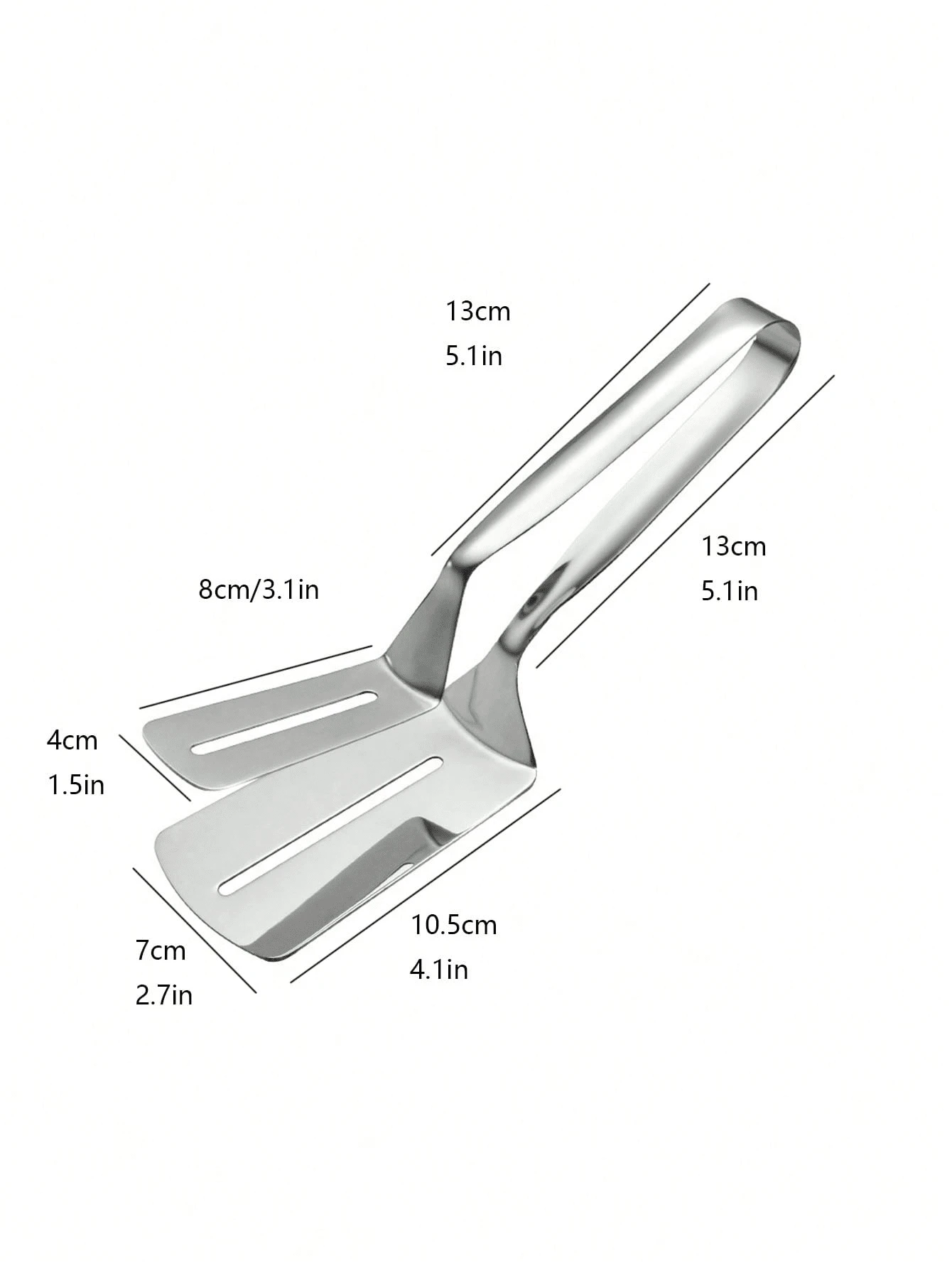 Stainless Steel Silver Food Tongs, Meat Clamp, Barbecue Tongs, Fish ...