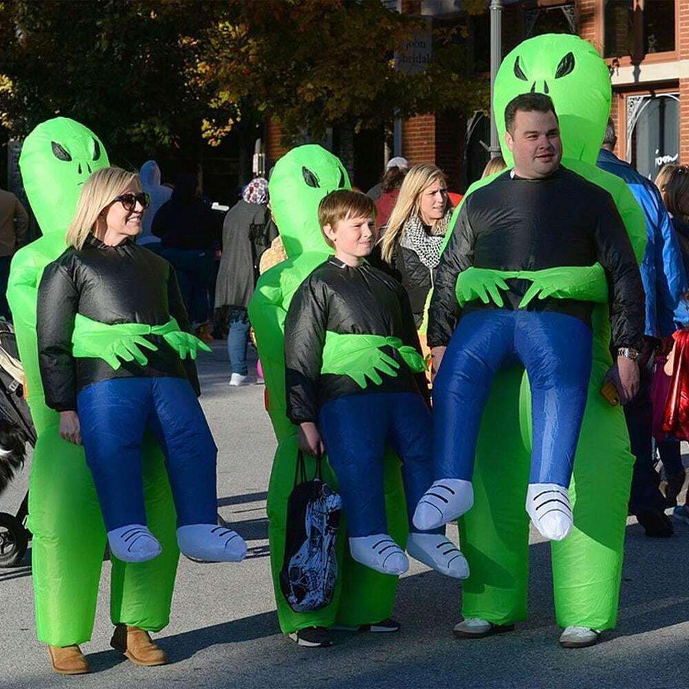 Inflatable Alien Costume Pick Me Up Alien Costumes Blow Up Alien ...