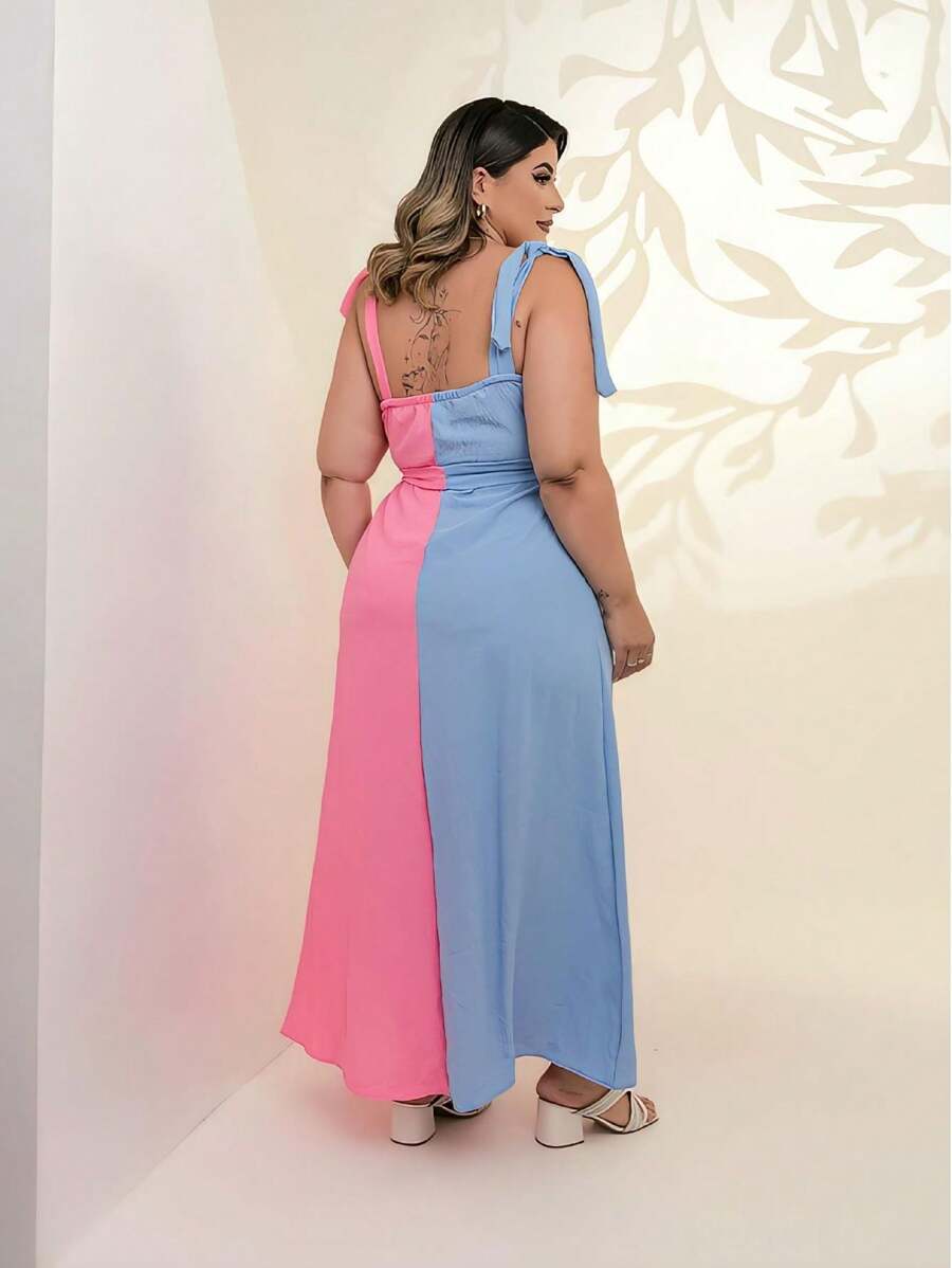 Chá Revelação Vestido Plus Size Gestante Maternidade 44 ao 50 | SHEIN ...