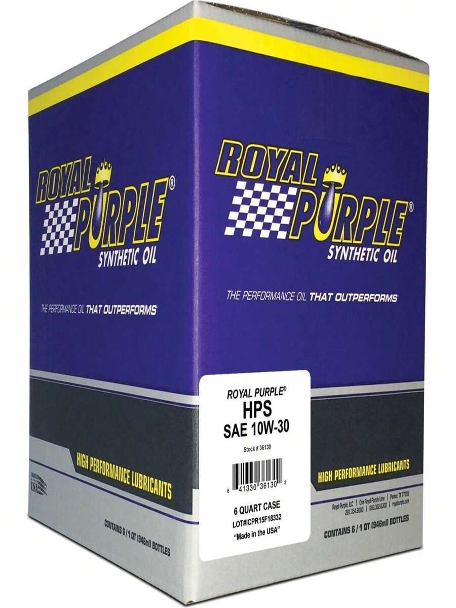 Unbeatablesale Royal Purple ROY06130 1 Qt SAE 10W-30 High Performance Synthetic Motor Oil - Case ...