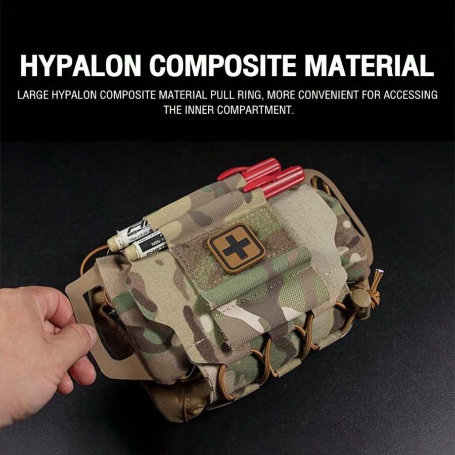 IDOGEAR Tactical First Aid Kit Pouch MOLLE Medical Pouch IFAK Pull-Out ...
