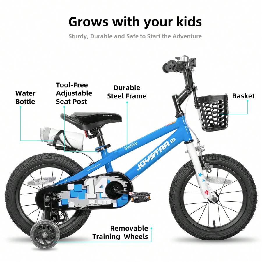 Pluto Kids Bike 12 14 16 18 20 Inch Children's Bicycle For Boys Girls ...