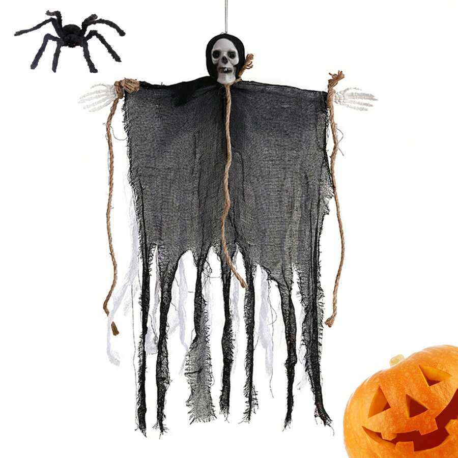Décorations suspendues de fantômes d'Halloween, accessoire effrayant et ...