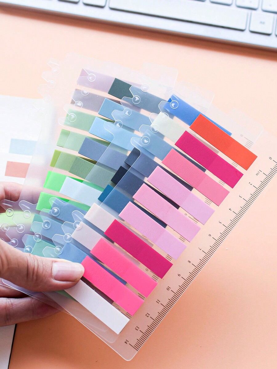 800 Sticky Notes A Total Of 4 Translucent Color Index Stickers, Student ...