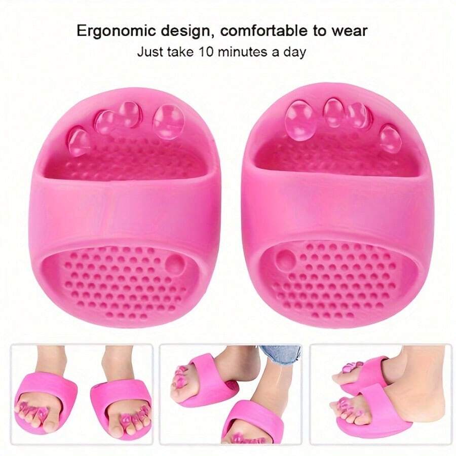 Silicone Foot Massager For O-Leg Correction With Toe Separator ...