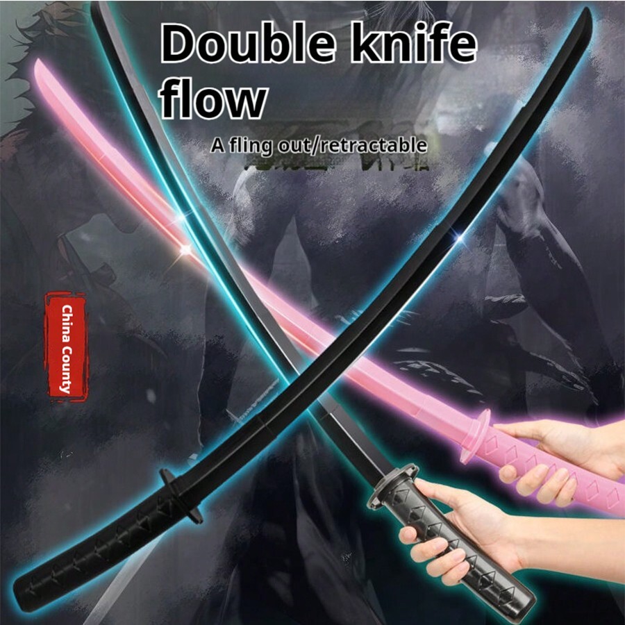 Spring-Loaded Samurai Sword 3D Printed Gravity Expand Sword Toy Gravity ...