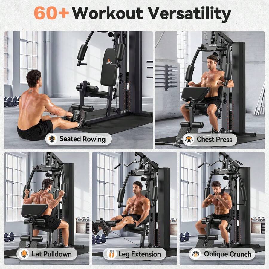 UPGO UPGO Home Gym Station, Multi-Functional Home Gym Equipment With ...