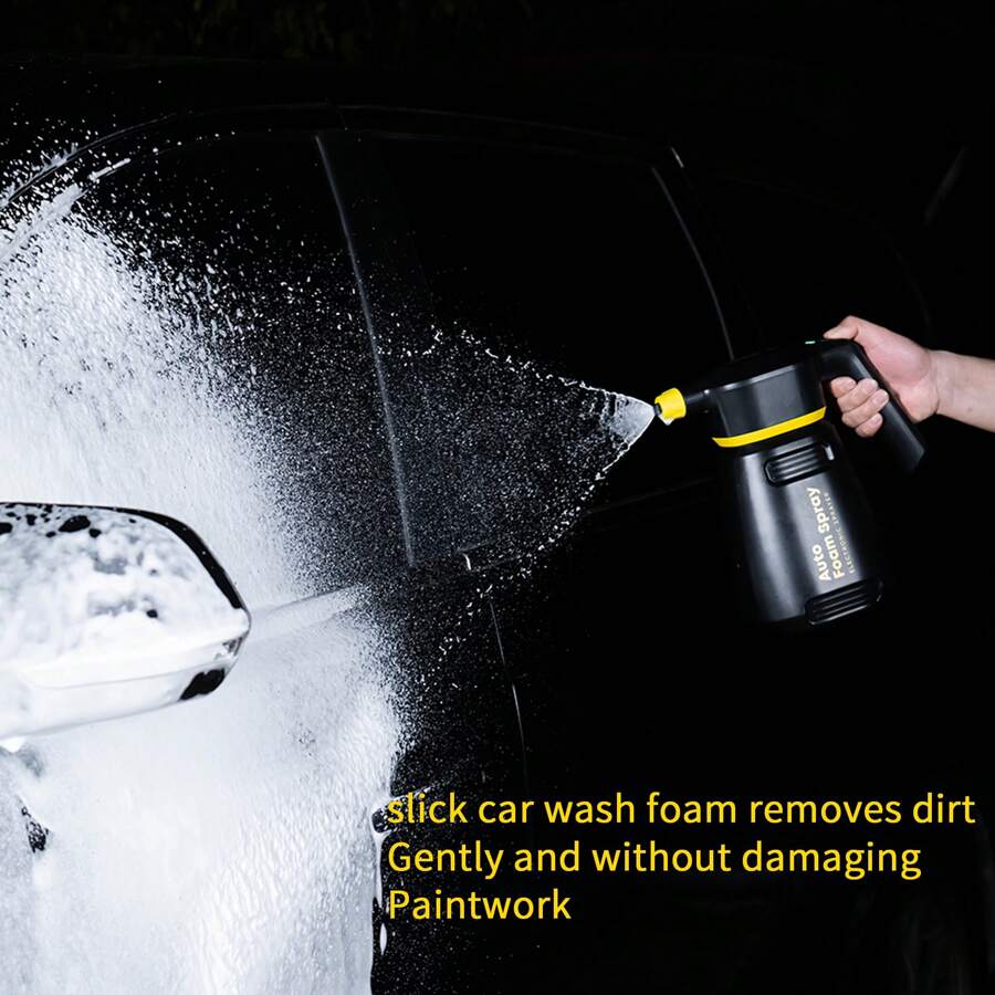 Electric Foam Sprayer Car Wash Detailing Kit Battery Powered Pump ...