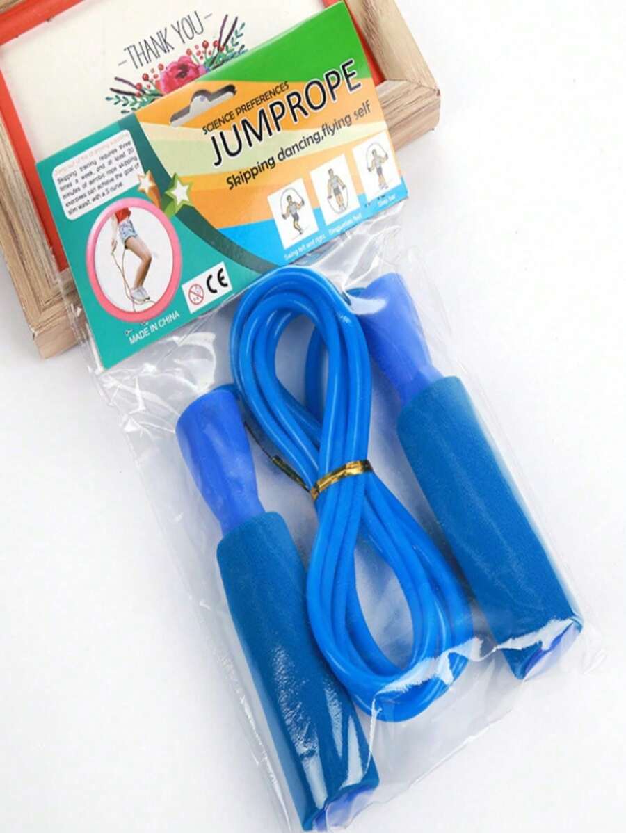 Candy Color Fitness Rubber Skipping Rope With Smooth Bearing For Adults ...