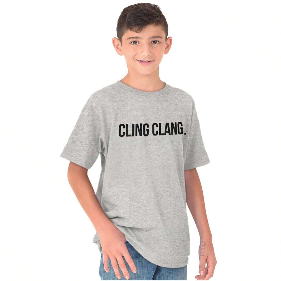 Cling Clang Comedy TV Show Jokers Crewneck T Shirts Boy Girl | SHEIN USA