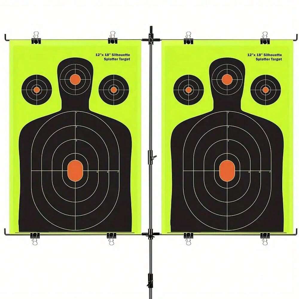 10pcs Splatter Burst Targets - 12 X18 Inch - Silhouette Splatter Target ...