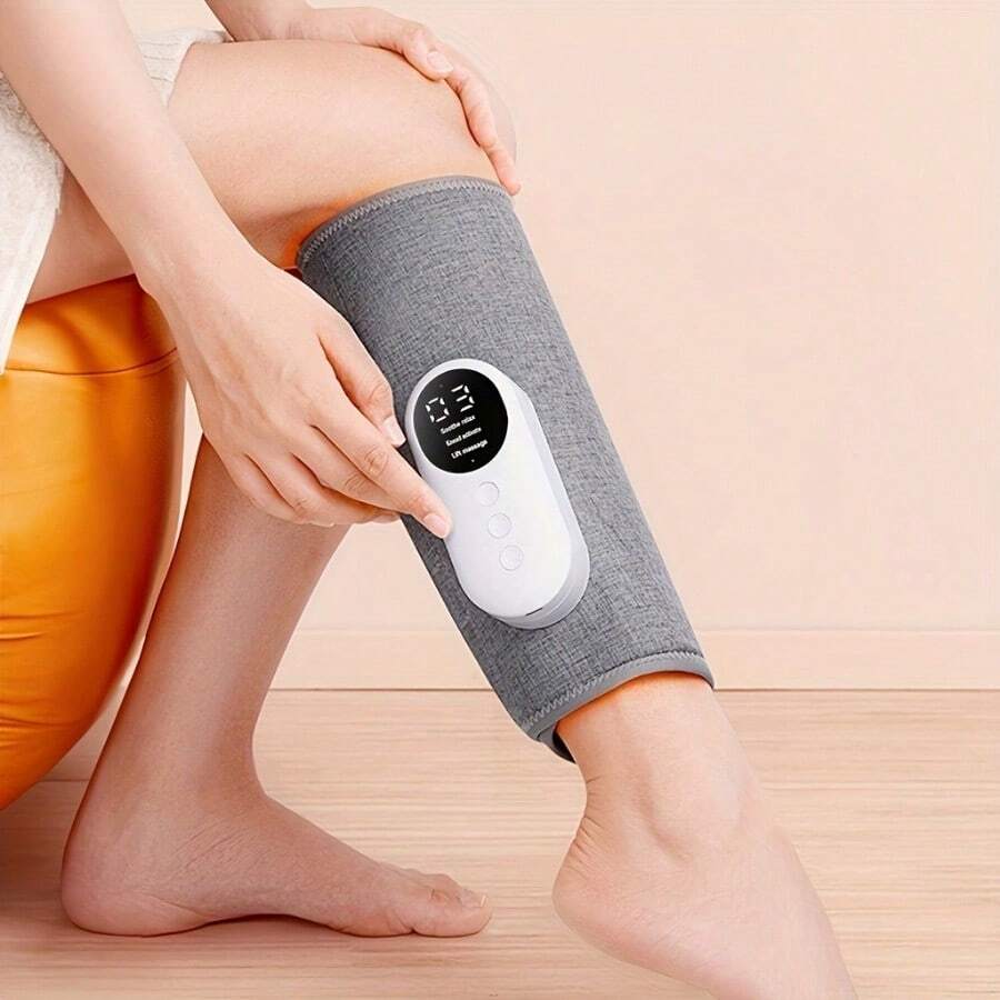 1pc Vibrating Air Pressure Leg Massager With Heating Function, 3 ...