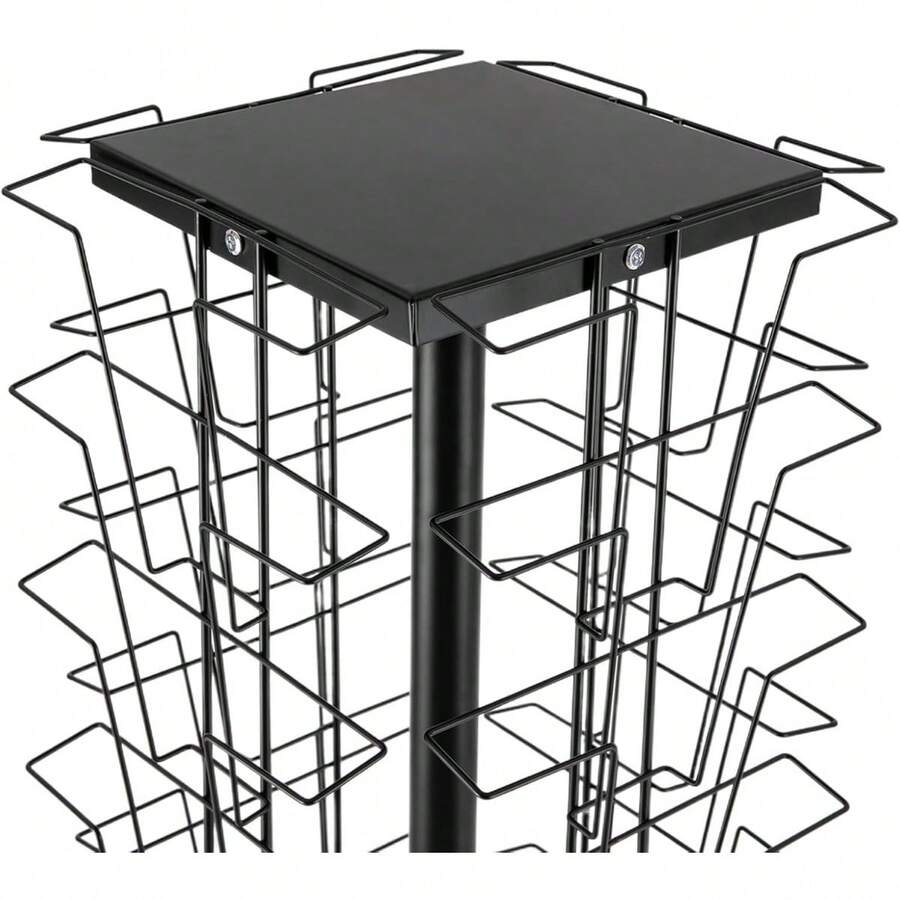 Rotating Brochure Display Stand With 36pockets, Magazine Rack Floor ...