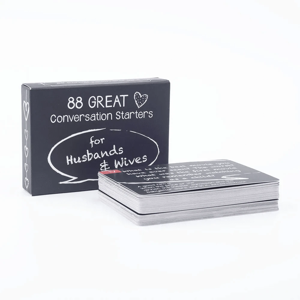 88 GREAT Conversation Starters Board Game For Husbands Wives Family ...