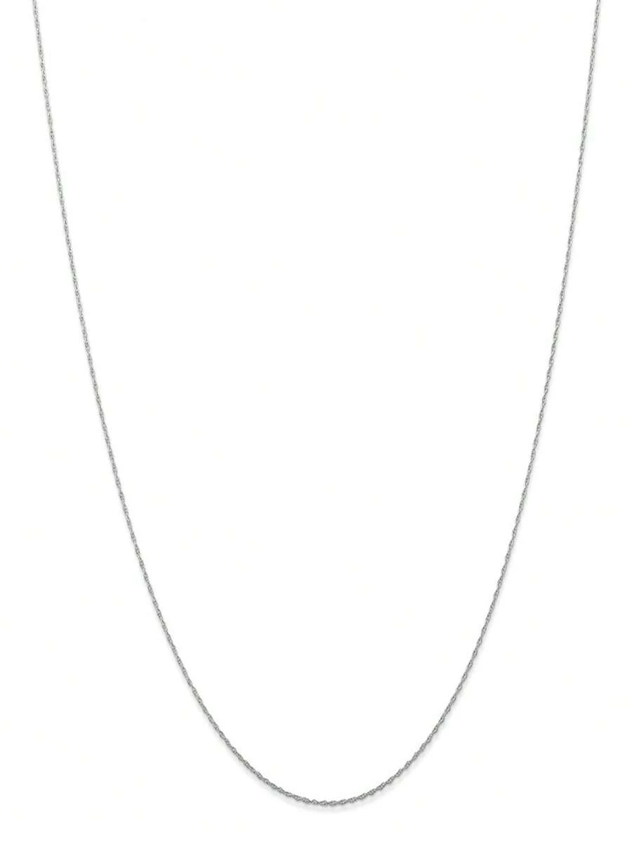 Unbeatablesale Finest Gold 0.5 Mm X 24 In. 10K White Gold Carded Cable ...