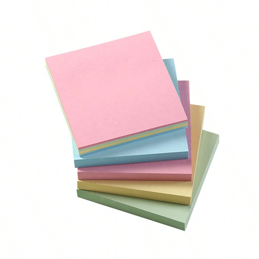 100pcs/200pcs/300pcs Random Color Sticky Notes, Suitable For Kids And ...