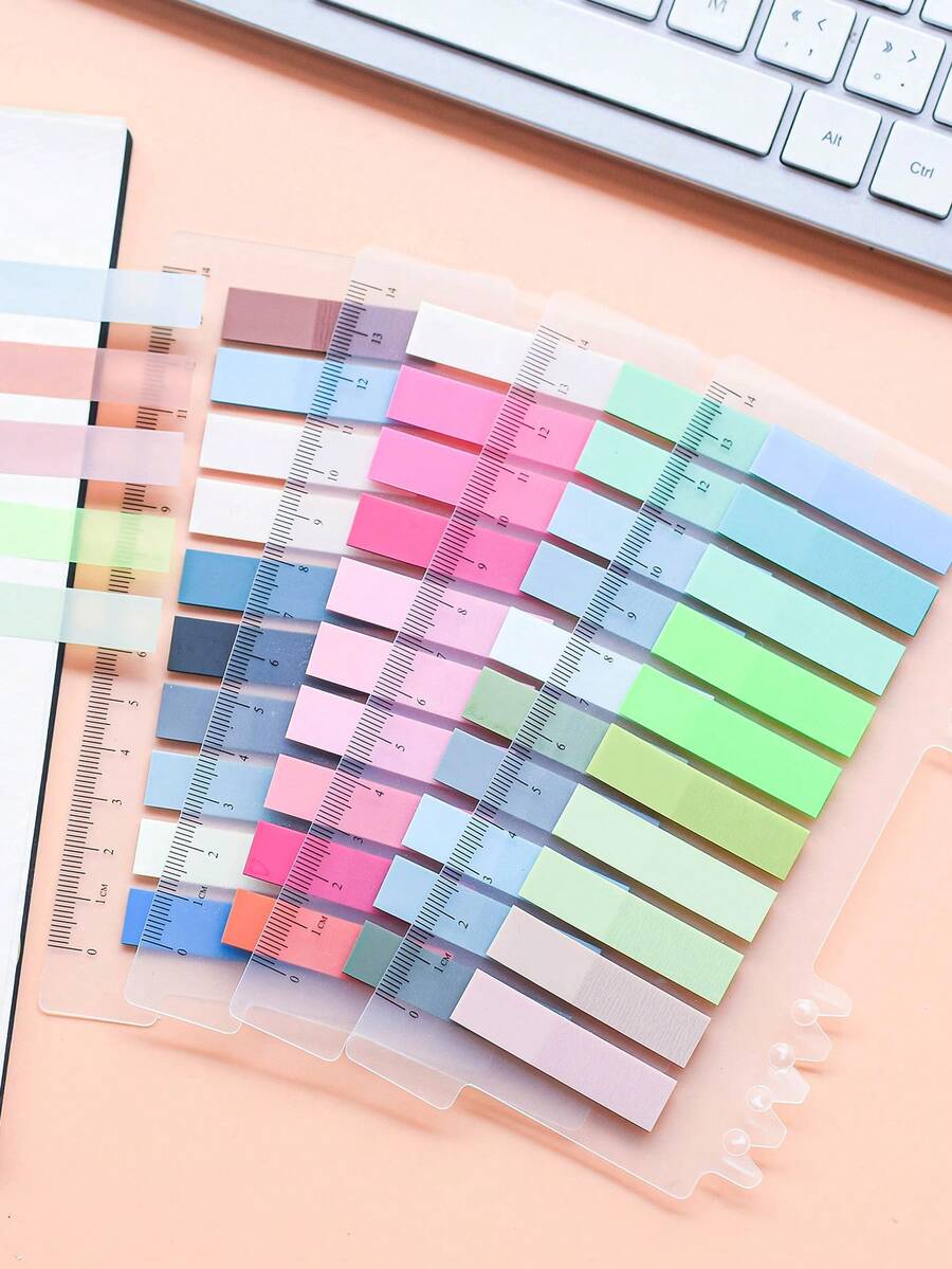 800 Sticky Notes A Total Of 4 Translucent Color Index Stickers, Student ...