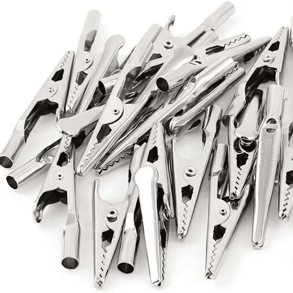 10/20pcs 51mm Metal Alligator Clip Spring Clamps Test Line Crocodile ...