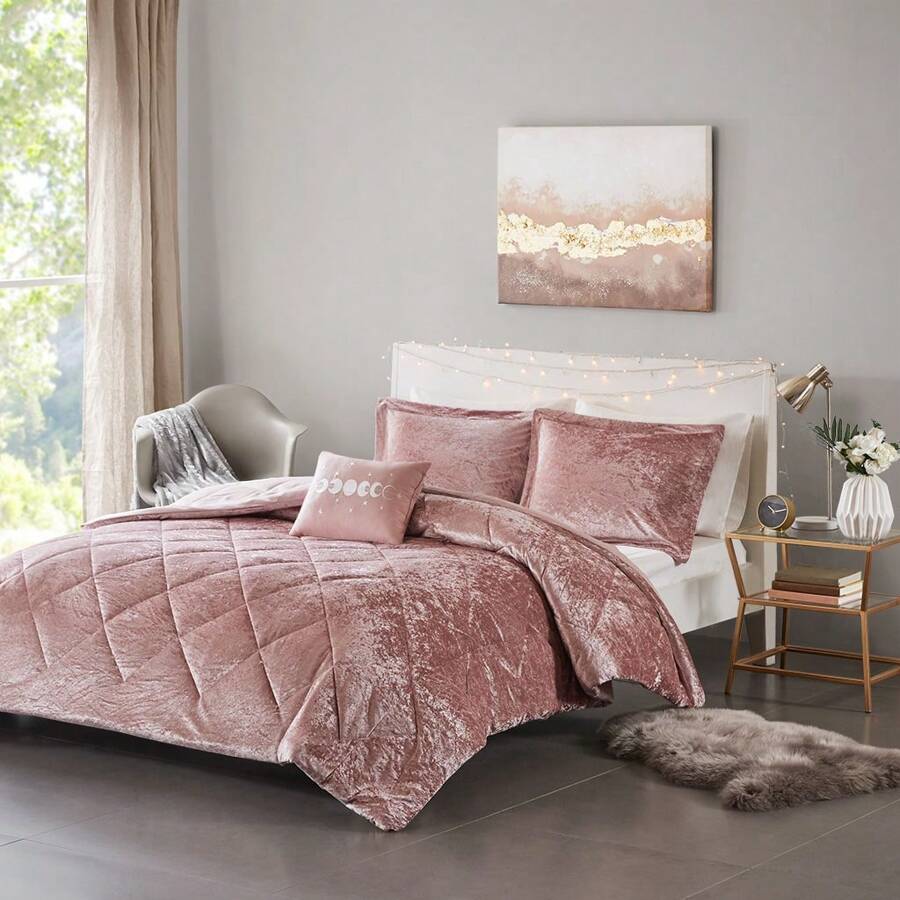 Multiple Size Comforter Set,Blush Multiple Piece Comforter Set,All ...