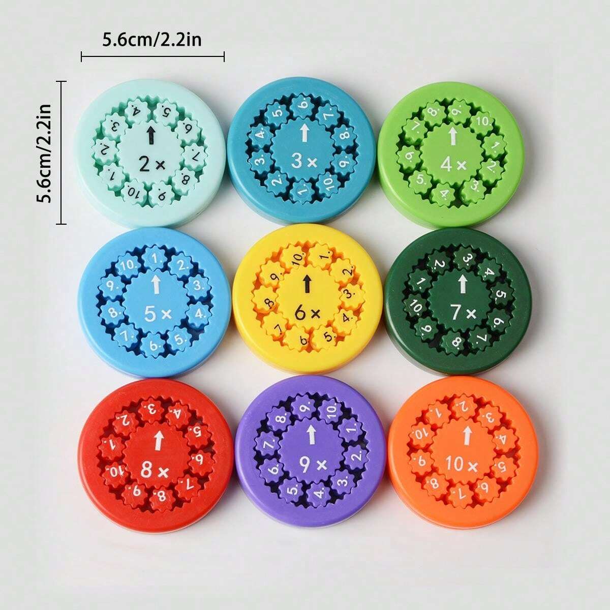 Fidget Spinners de matemáticas - Juguetes de giro de dedos con números ...