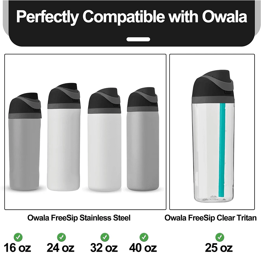 Leak-Proof Replacement Lids For Owala Free Sip Water Bottles ...