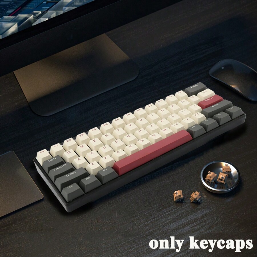 Keycaps For Gaming Mechanical Keyboard PBT Double Shot Key Set Cherry ...