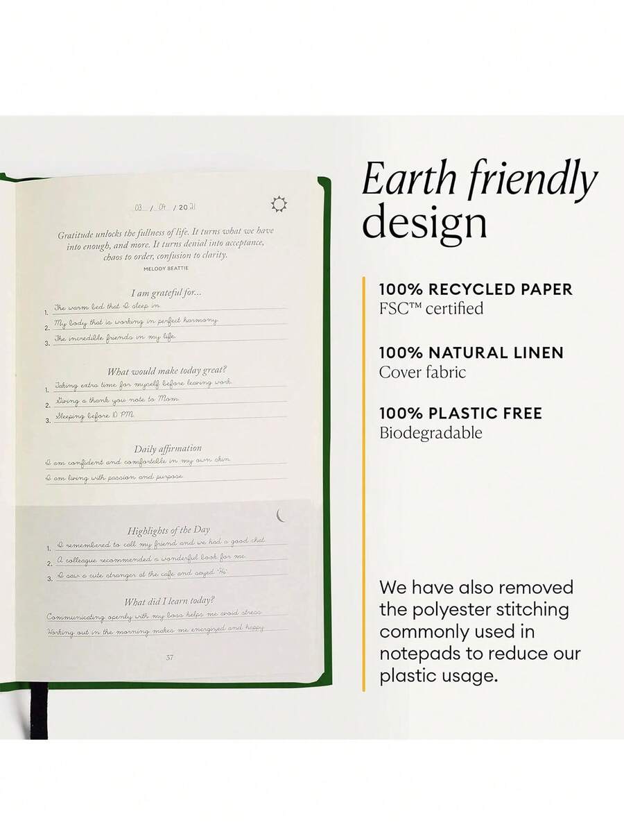 The Five Minute Journal - Original Daily Gratitude Journal For ...