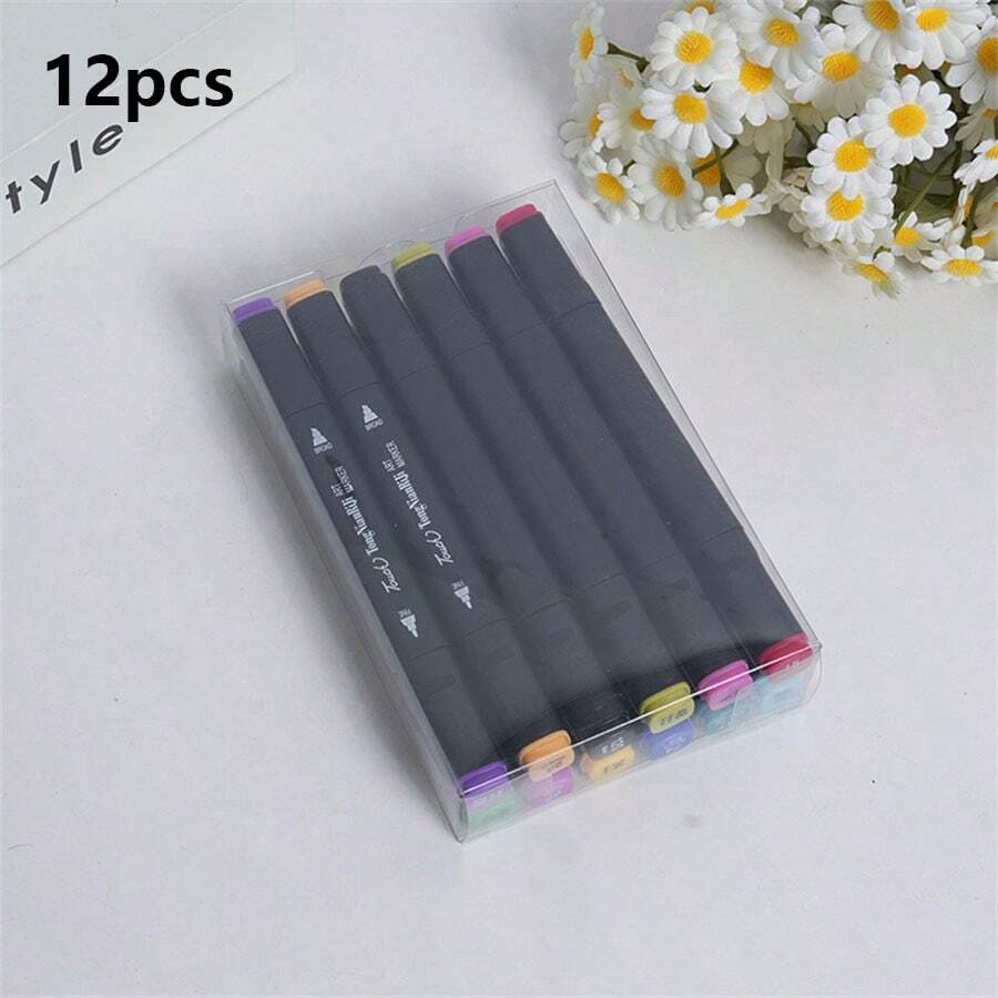 Multiple Color Alcohol Marker Set, Double Head Blender Art Marker Pen ...
